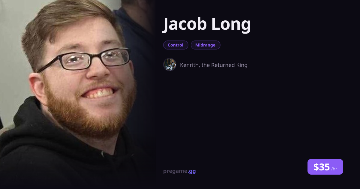 Jacob Long - CEDH Coach